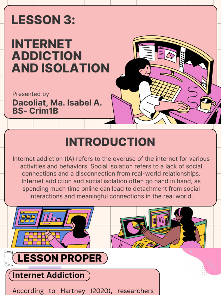 Internet Addiction & Isolation | PDF