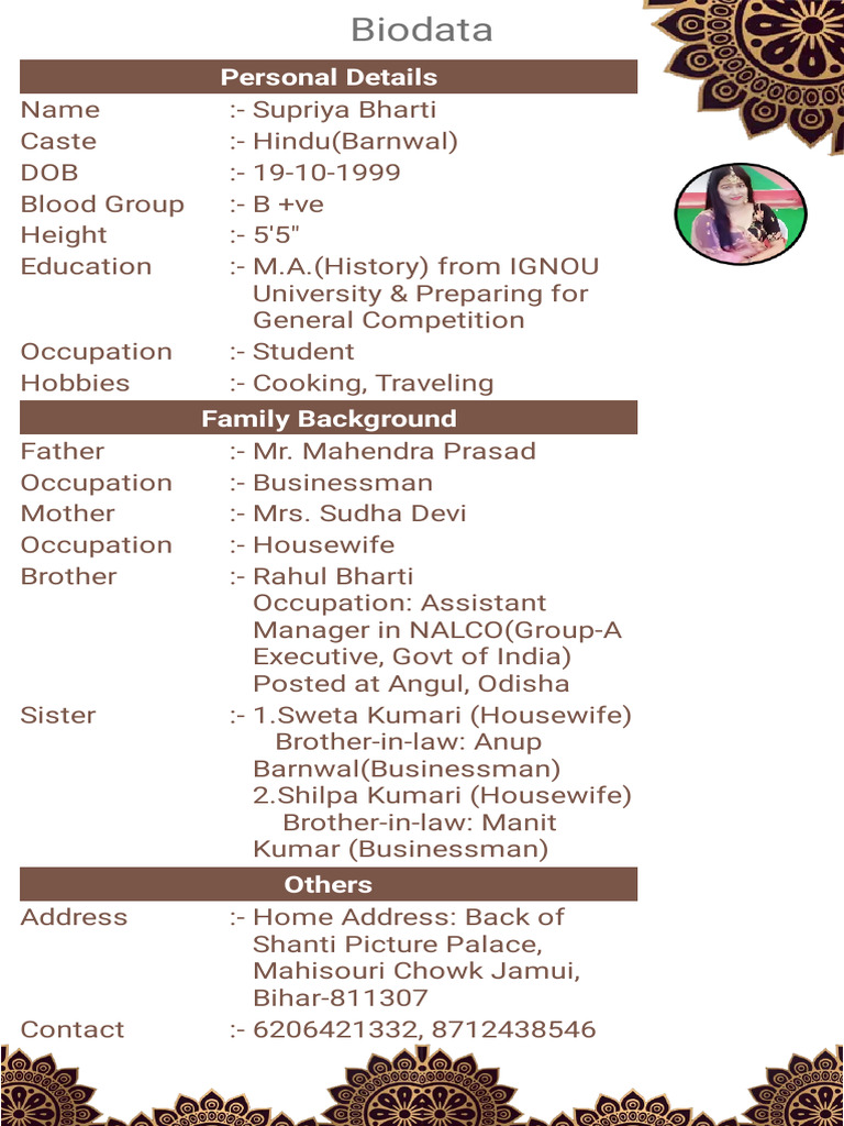 Biodata 45 | PDF