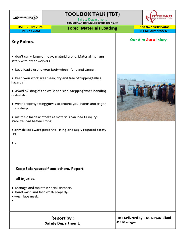 TBT, 28-09, Material Loading | PDF