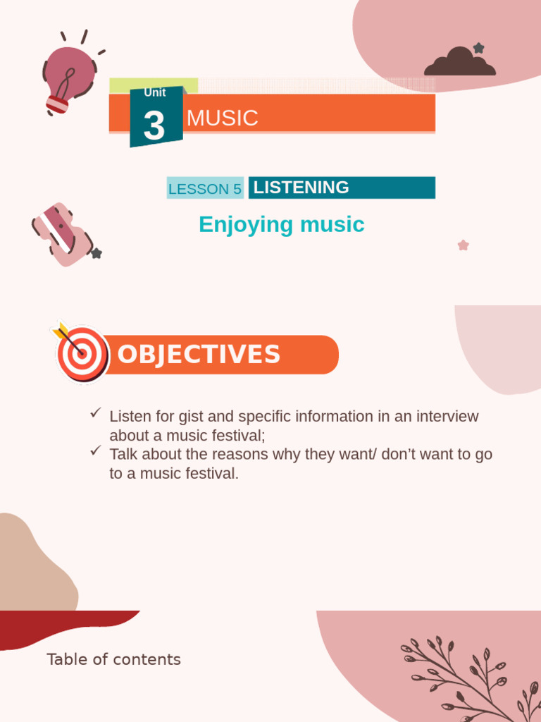 Music Festival Listening Lesson Guide | PDF | Entertainment ...