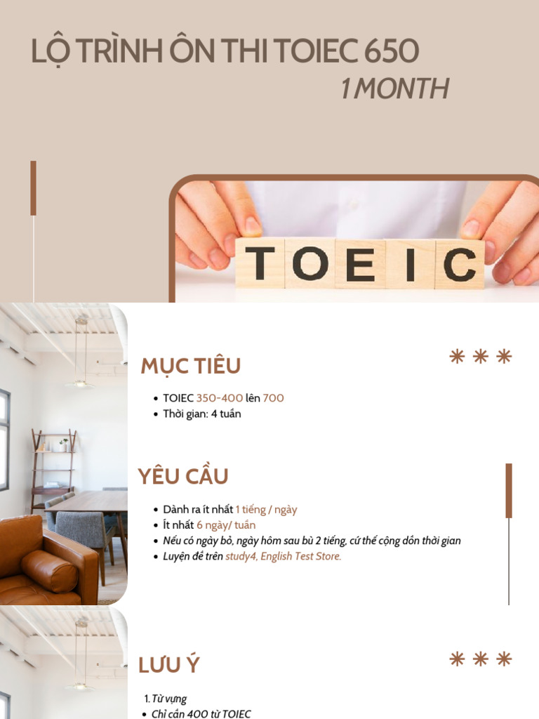 L Trình Toiec 650 | PDF