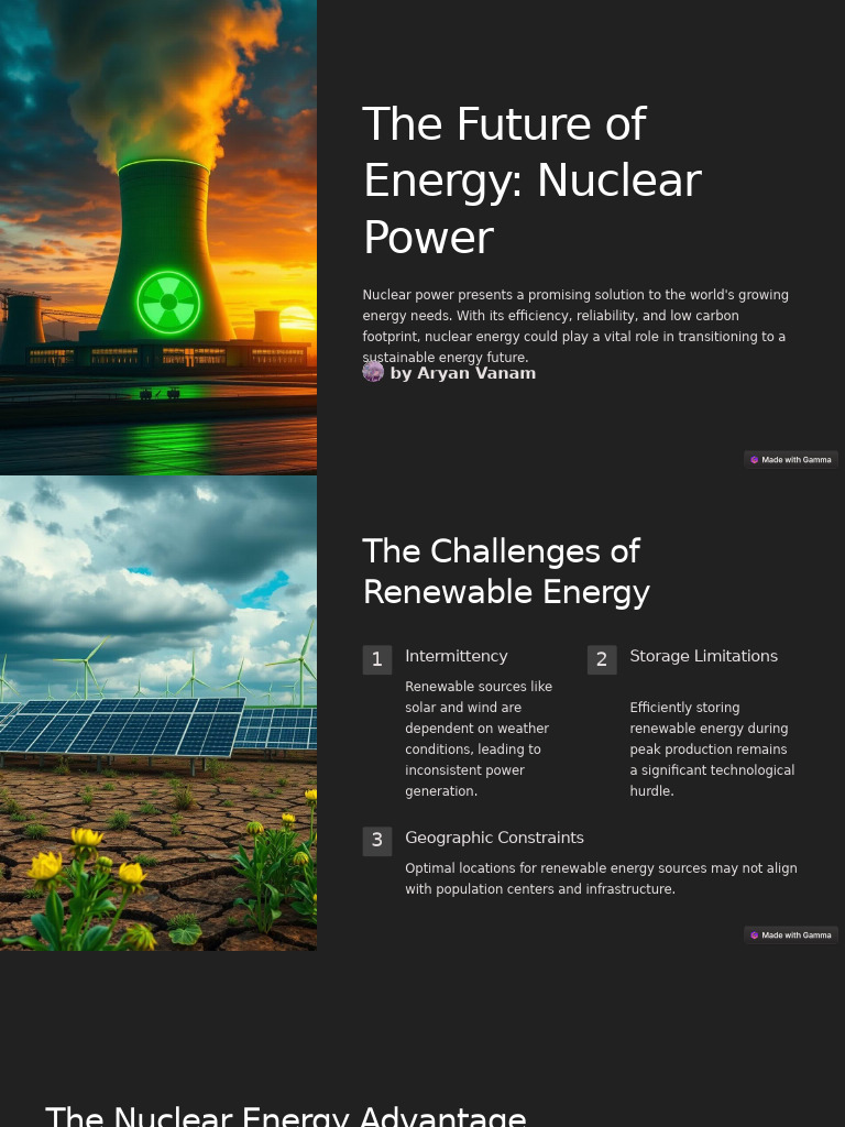 The-Future-of-Energy-Nuclear-Power | PDF | Nuclear Power | Renewable Energy