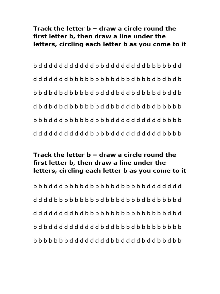 b and d exercises.200166361 | PDF