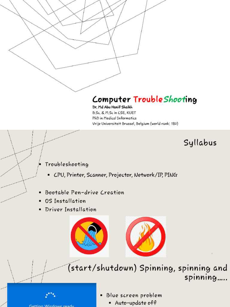 Troubleshooting | PDF | Microsoft Windows | Booting