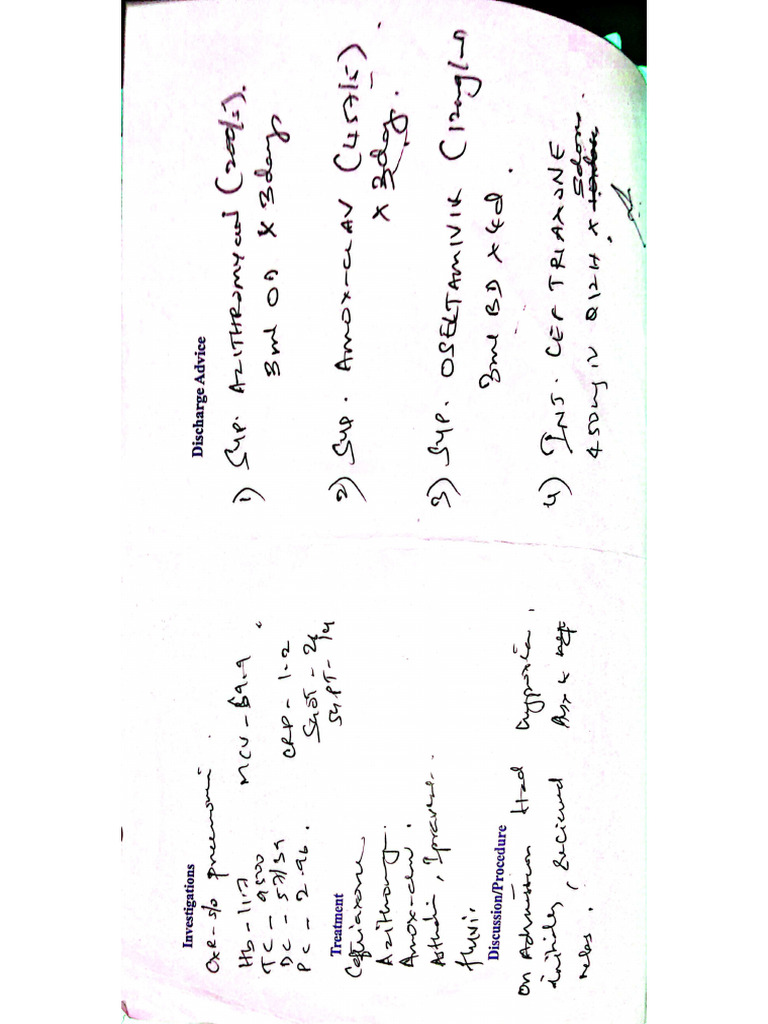 Discharge Card and report | PDF