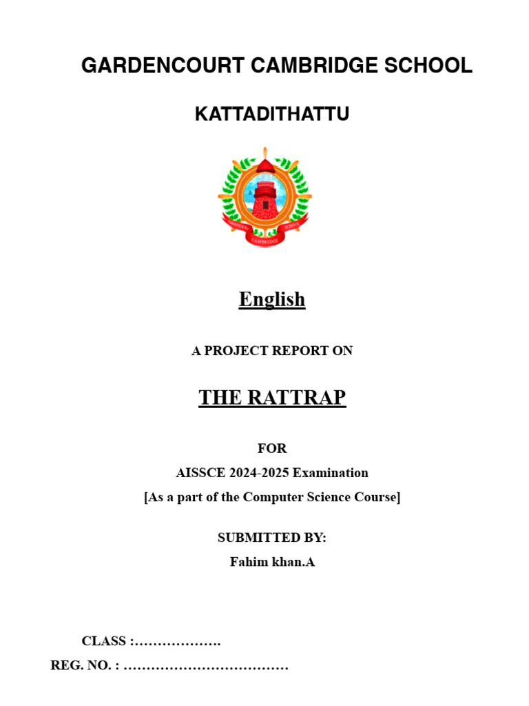 ENGLISH FRONT PAGE | PDF