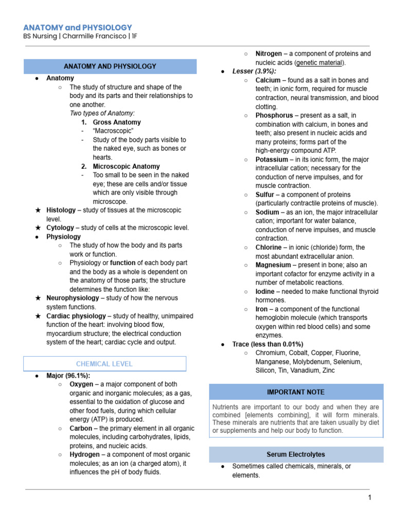 ANAPHY Overview Merged | PDF | Epithelium | Human Body