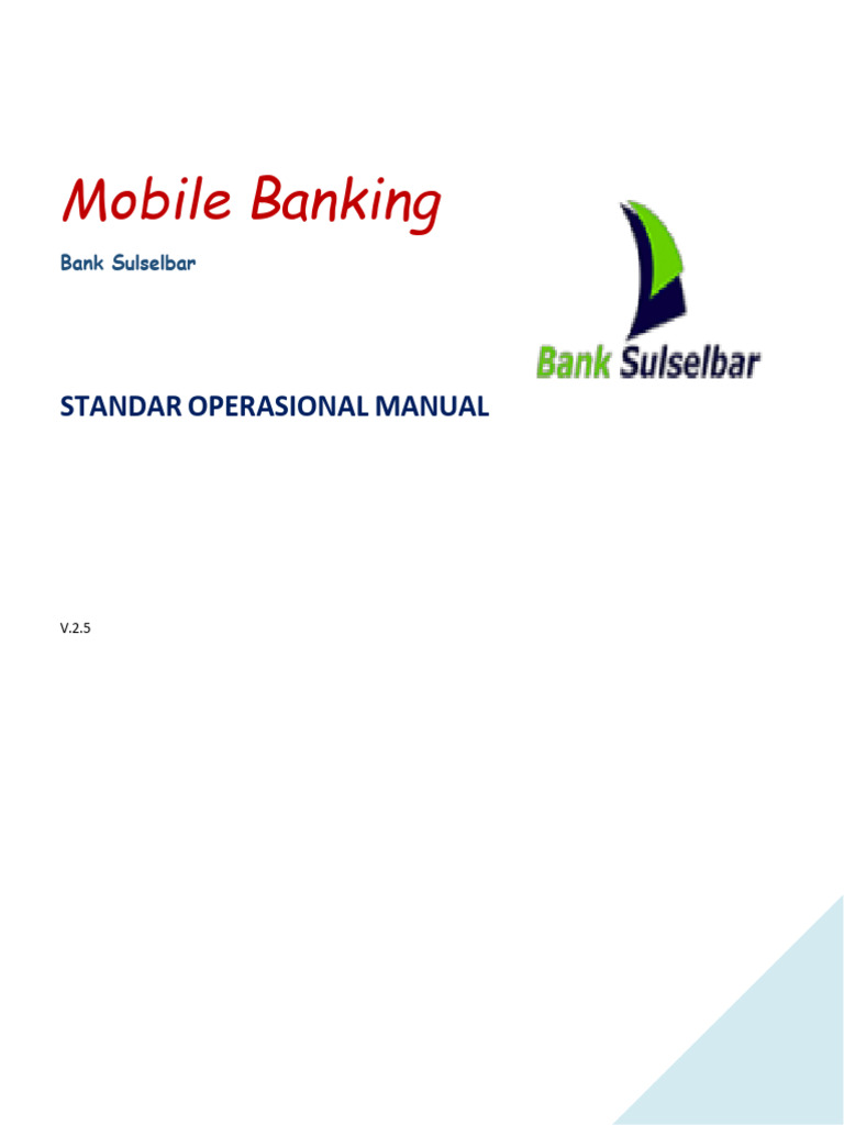 Mobile Banking BANK SULSELBAR | PDF