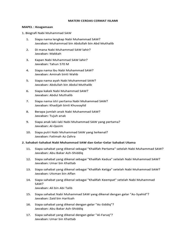 Materi Lengkap Cci Pom 2024 | PDF