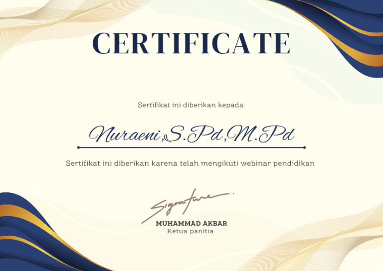 Sertifikat Bu Eni 3 | PDF