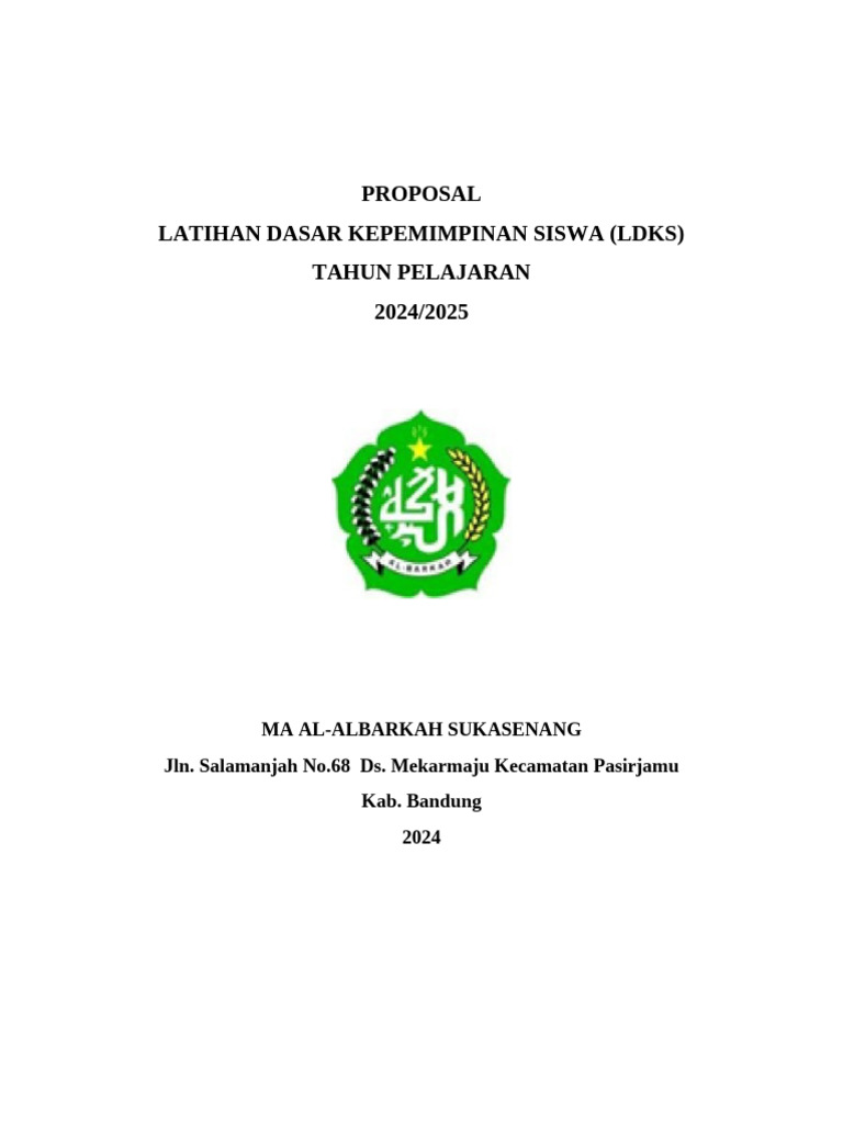 Proposal Ldks 24-25 | PDF