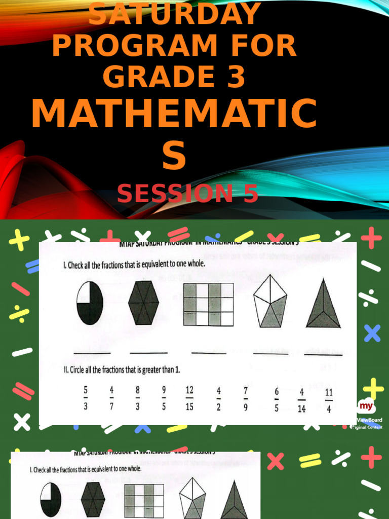 2025 MTAP-DepEd Session 5 For Grade 3 Mathematics | PDF