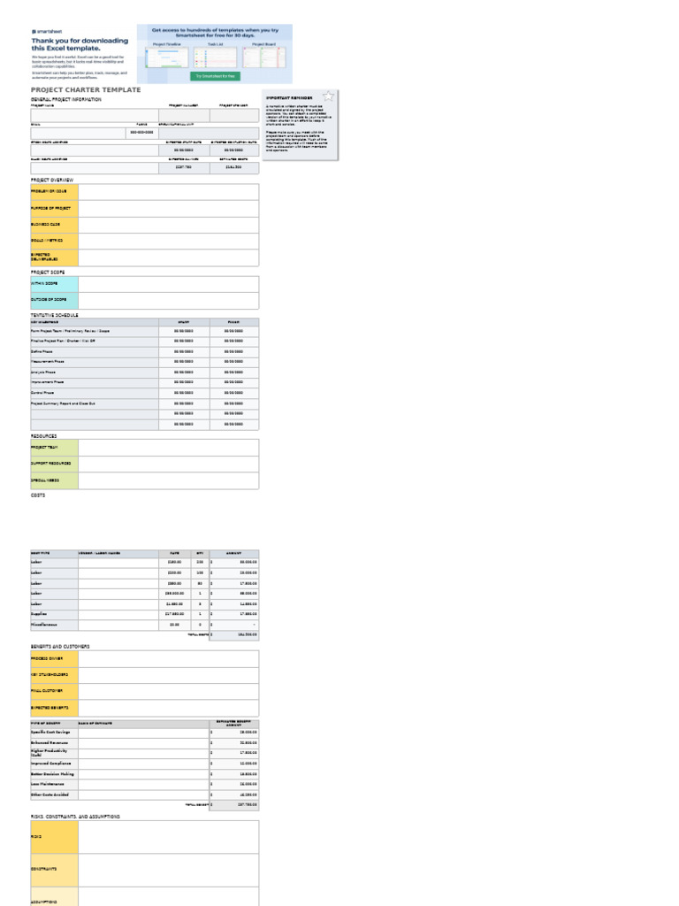 IC Project Charter 8556 | PDF | Performance Indicator | Business