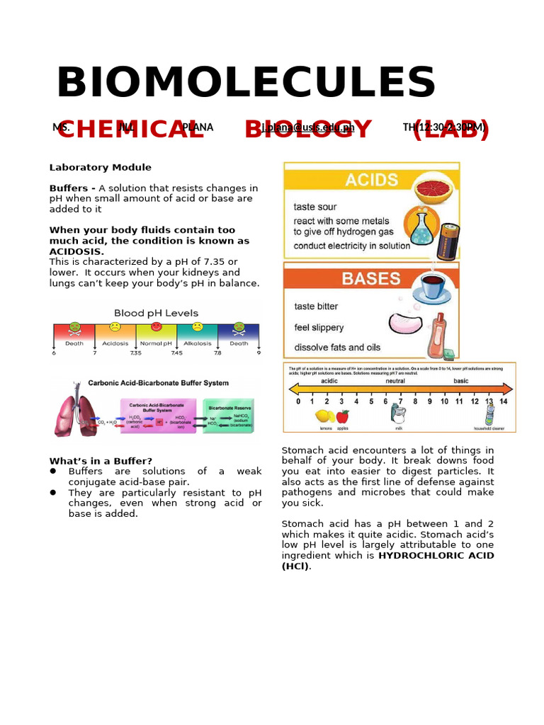 Understanding Buffer Solutions in Chemistry | PDF | Acid | Buffer Solution
