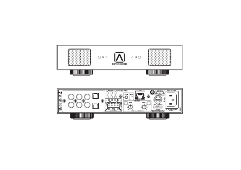 DSP 2-150 Mkiii Sonance Amplifier 93542 Cad File 2023 | PDF
