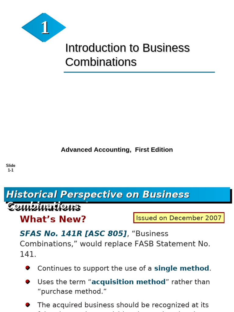 Advanced accounting chapter 1 | PDF | Goodwill (Accounting) | Book Value Advanced accounting chapter 1 | PDF | Goodwill (Accounting) | Book Value