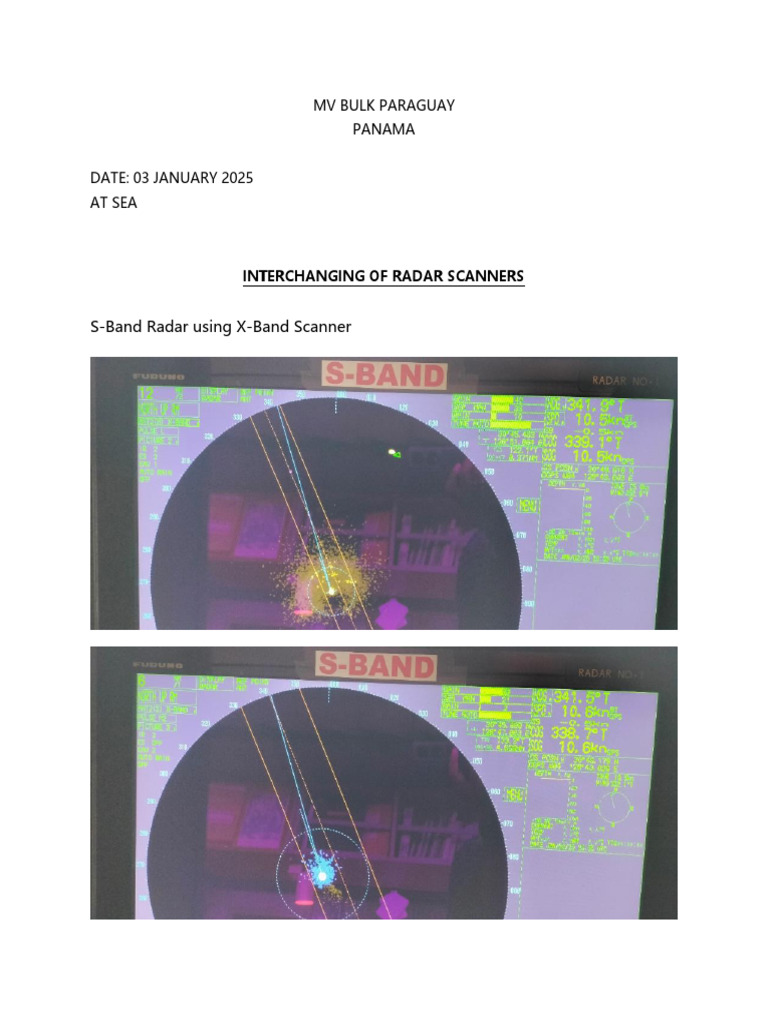 Interchanging Radar Scanner | PDF