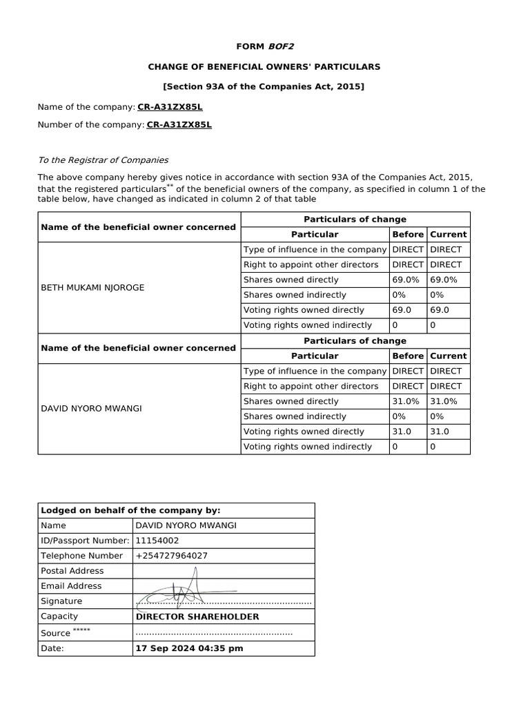 CR-A31ZX85L-bof2 | PDF | Private Law