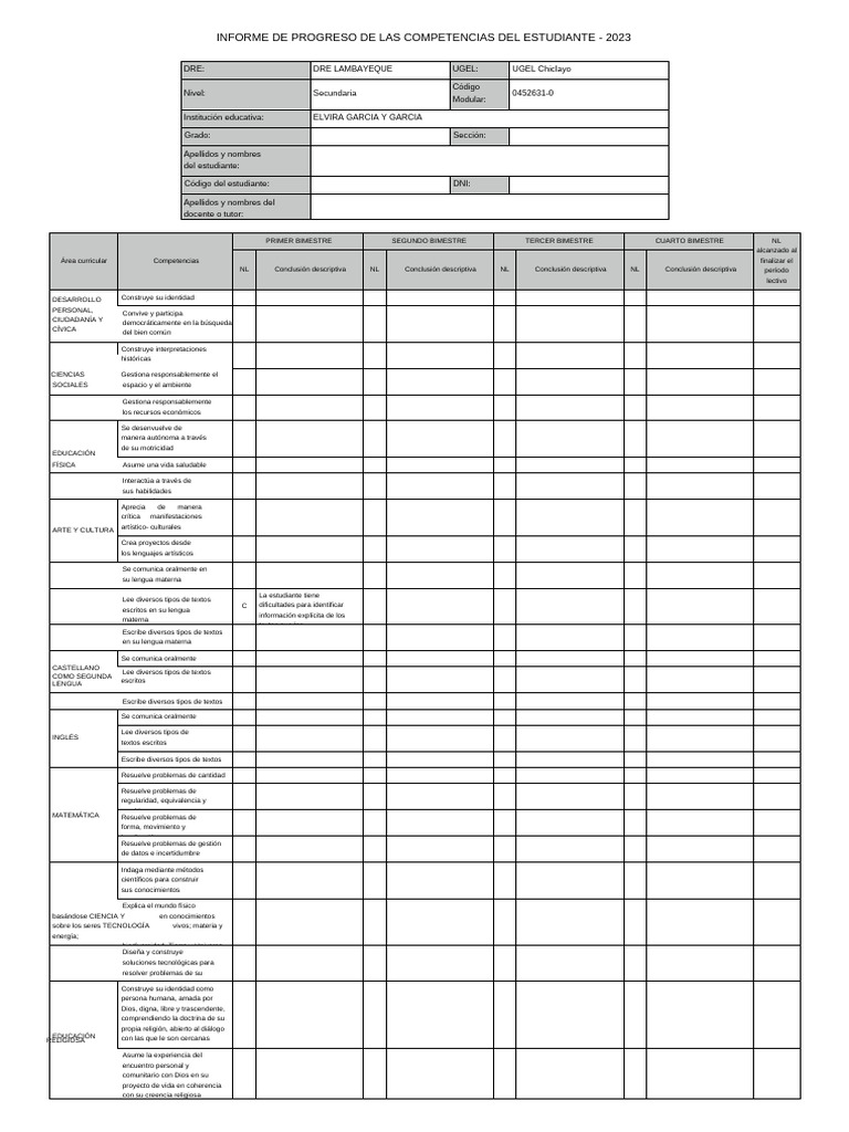 Formato de Boletas 2023 | PDF