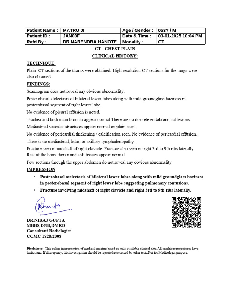 Matru Ji - Chest Plain | PDF