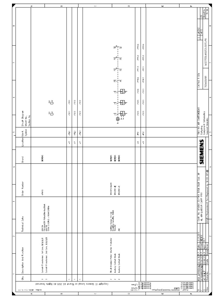 Siemens Switchgear CT Type | PDF