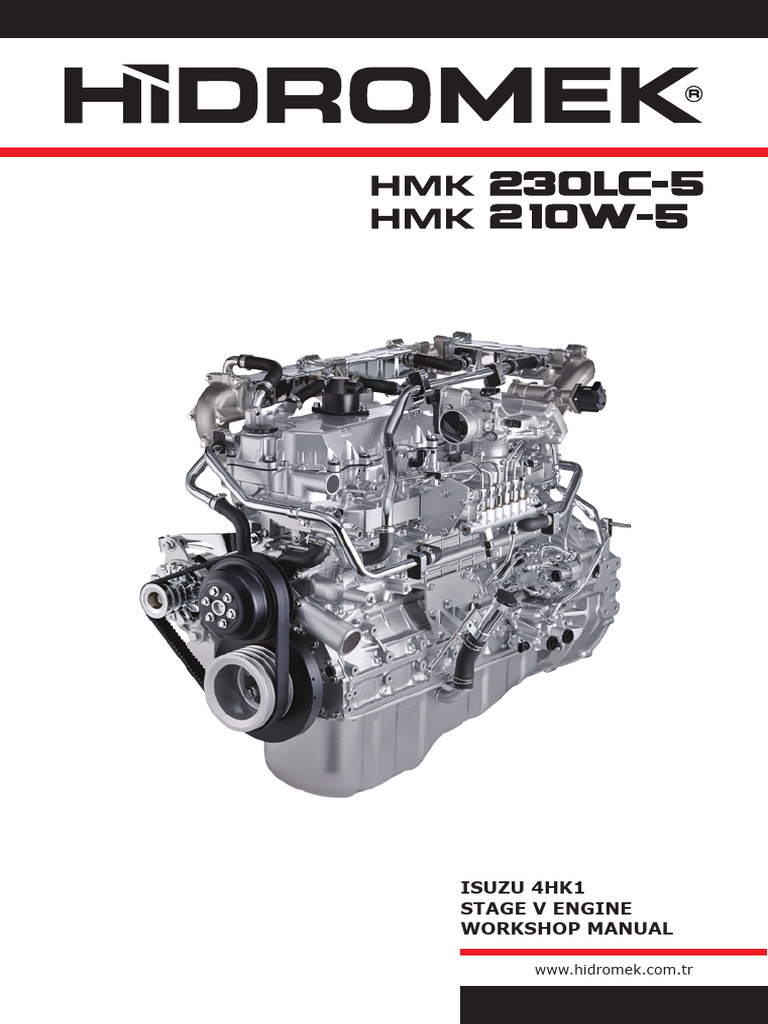 HMK 230LC-5/210W-5 Engine Manual | PDF | Engines | Horsepower