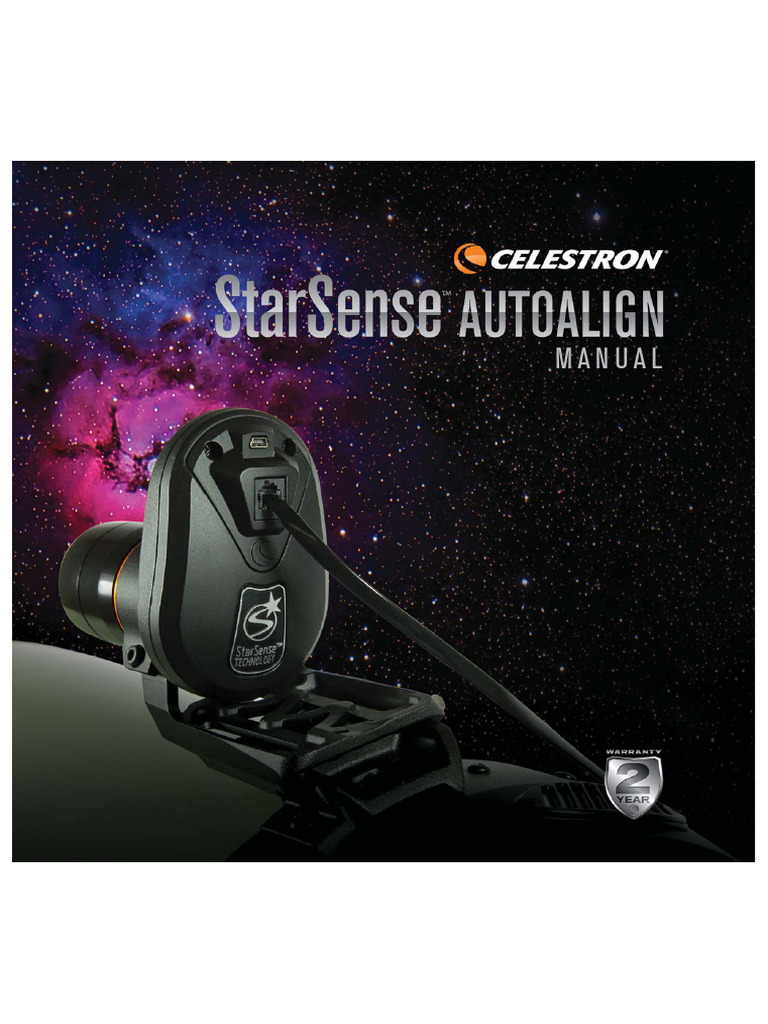 Celestron StarSense AutoAlign - Manual de Instrucciones Espanol | PDF | Estrellas | Telescopio