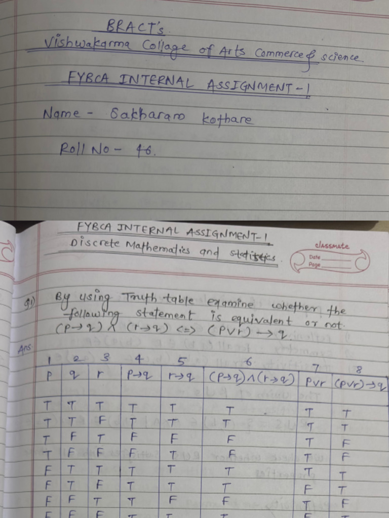 Discrete Mathematics and Statistics | PDF
