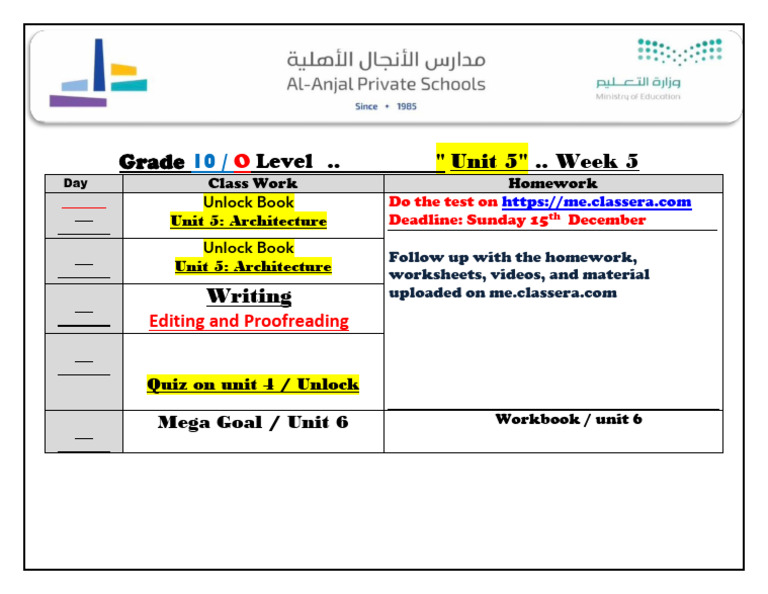 Grade Level: .. " Unit 5" .. Week 5 | PDF
