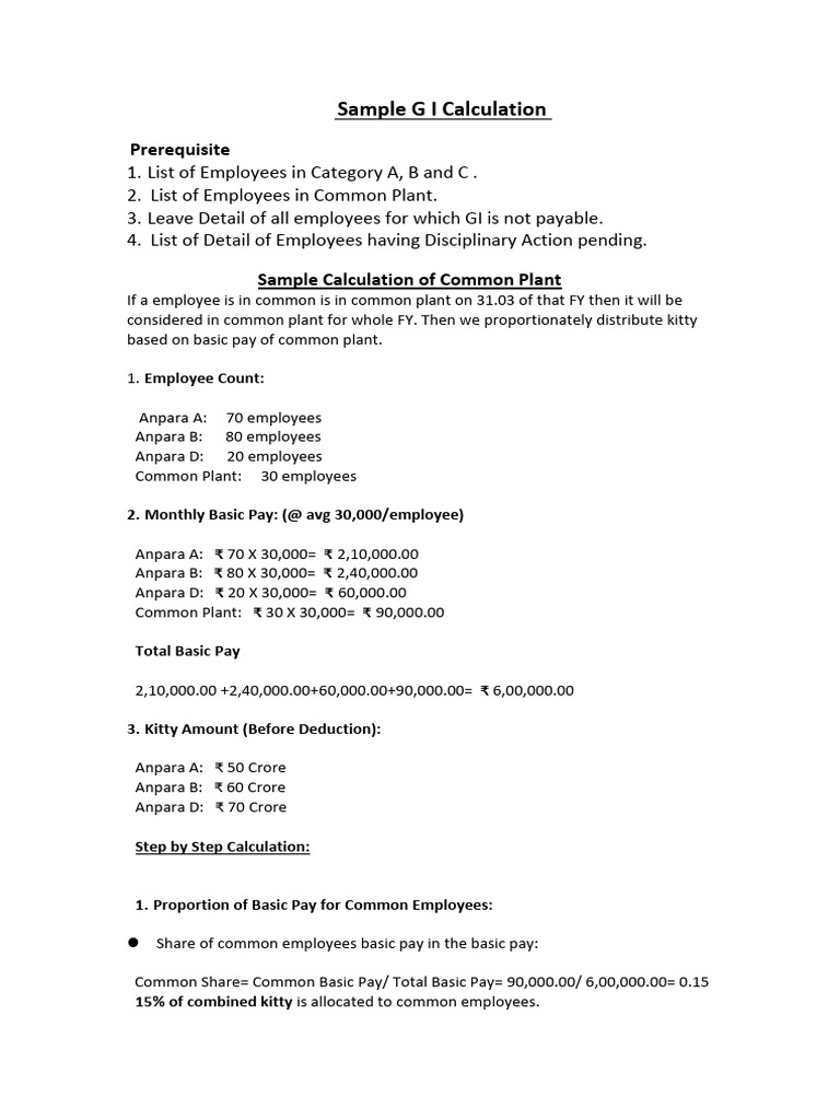 GI Calculation Final | PDF | Incentive | Economies