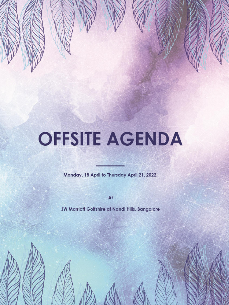 offsite_agenda_example | PDF