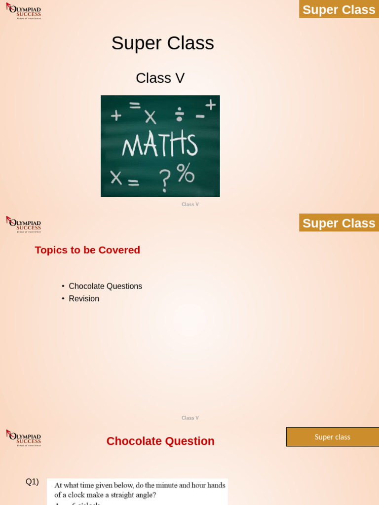 M5 Session 44 Super Class (1) | PDF