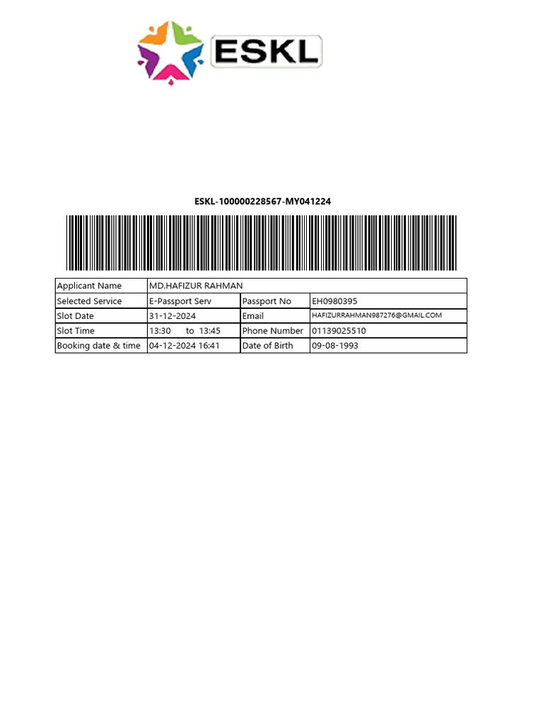 Appointment ESKL-100000228567-MY041224 638689273162132473 | PDF