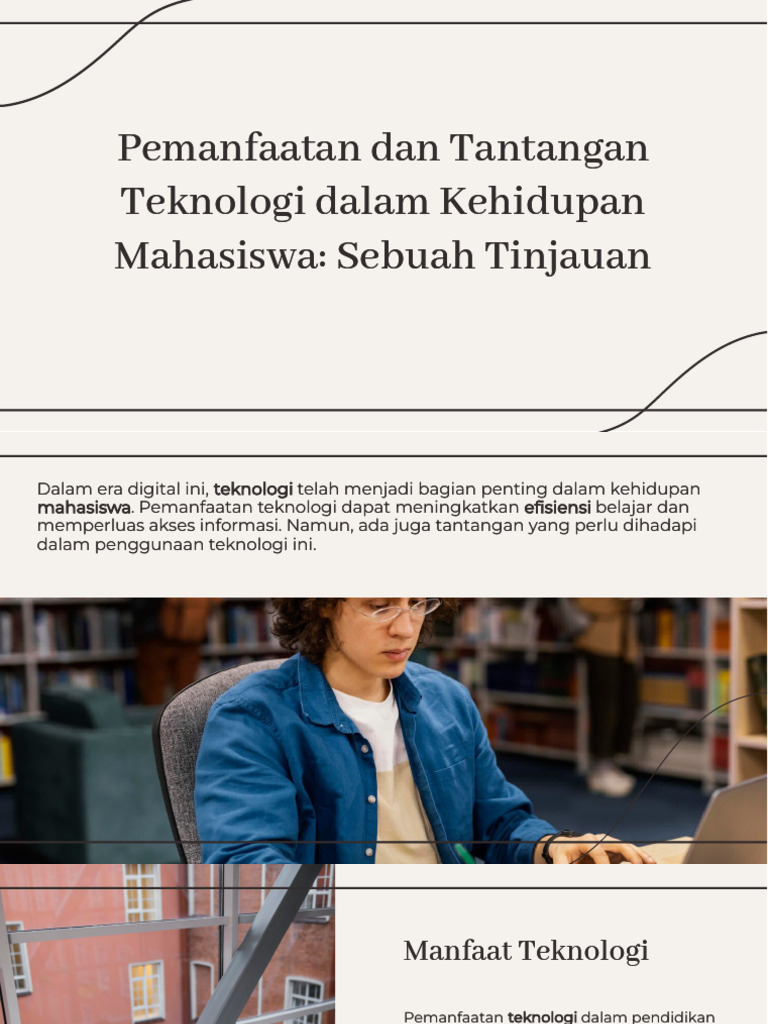 Manfaat Dan Tantangan Teknologi Digital | PDF