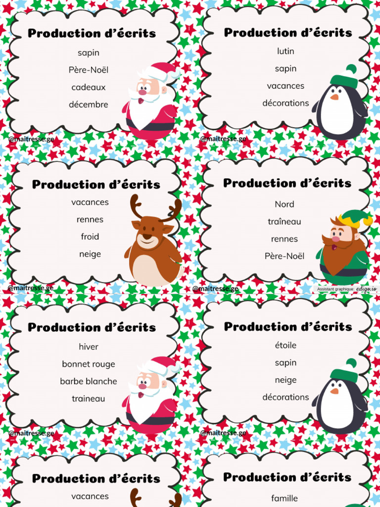 Production D Ecrits Noël | PDF