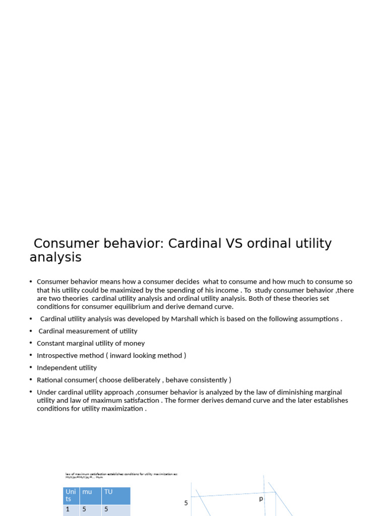 Economics Micro Unit 3 | PDF | Utility | Consumers