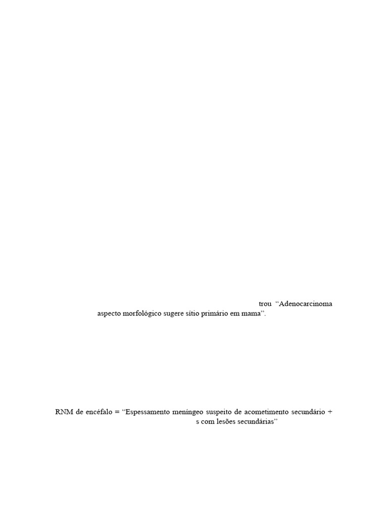 problema 4 M1 5a etapa 2022.1 | PDF | Câncer de mama | Dor