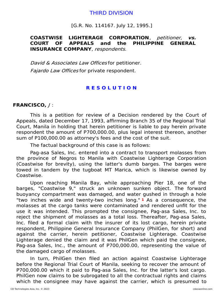 126912-1995-Coastwise Lighterage Corp. v. Court Of20230806-11-De04v3 ...