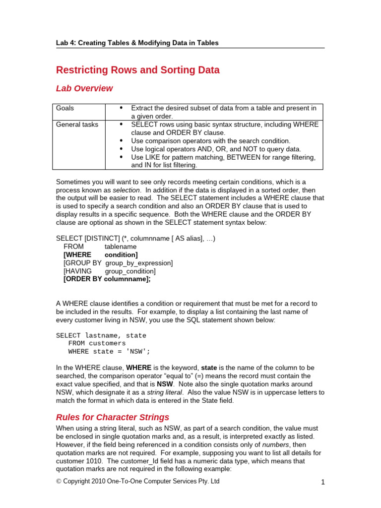 Week 4 Practical Activity 1 | PDF | Databases | Data Management