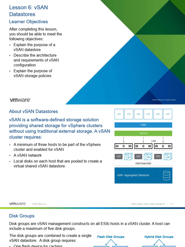 vSAN Datastore | PDF | Virtual Machine | System Software