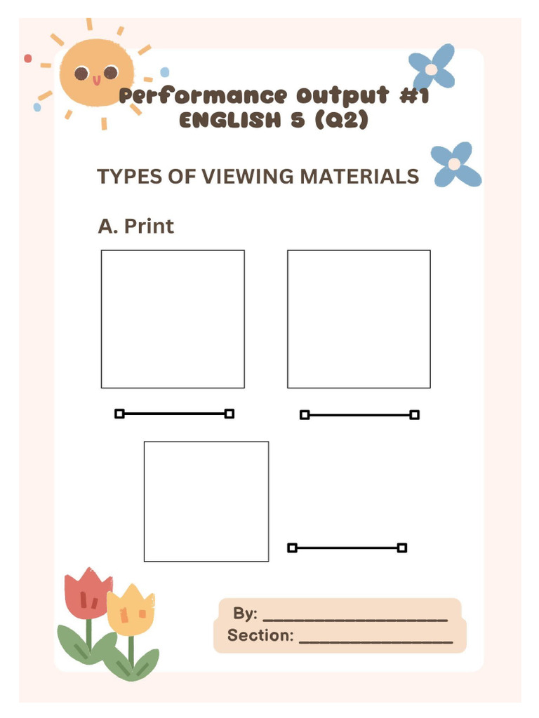 TYPES of VIEWING MATERIALS | PDF
