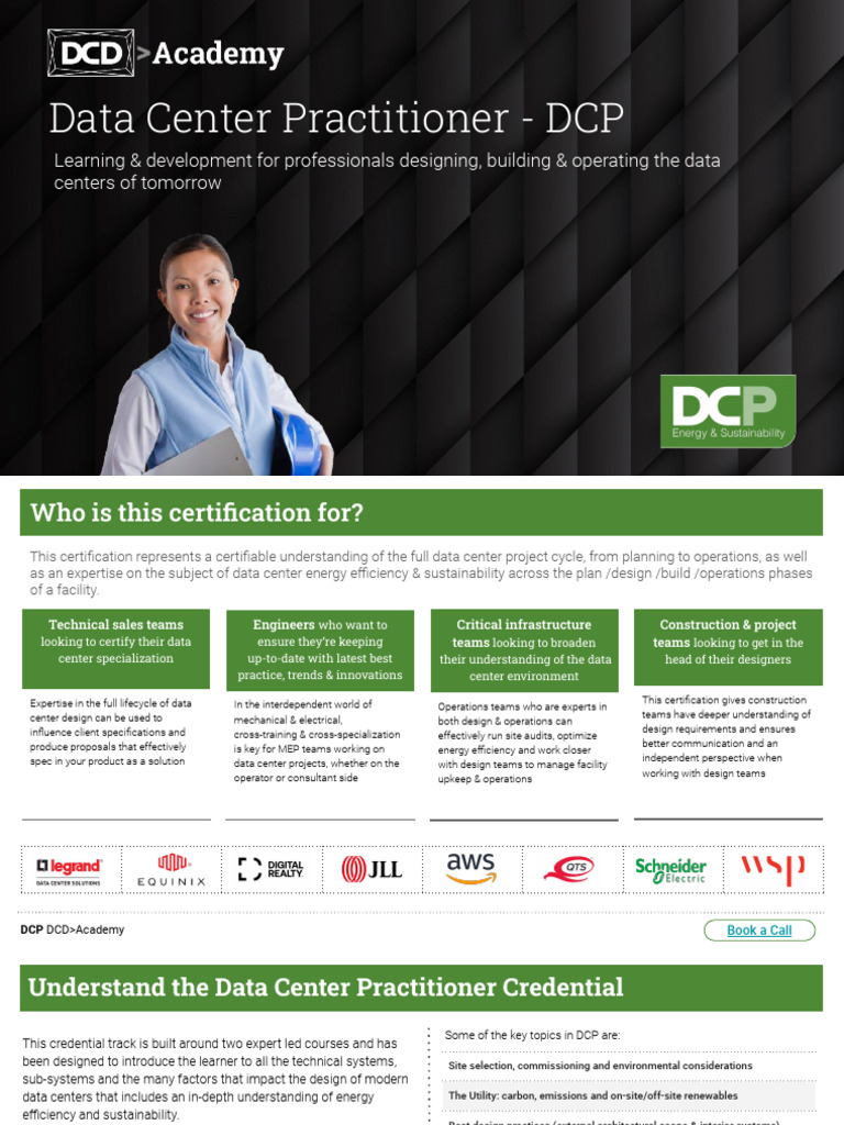 DCP Credential Brochure | PDF | Data Center