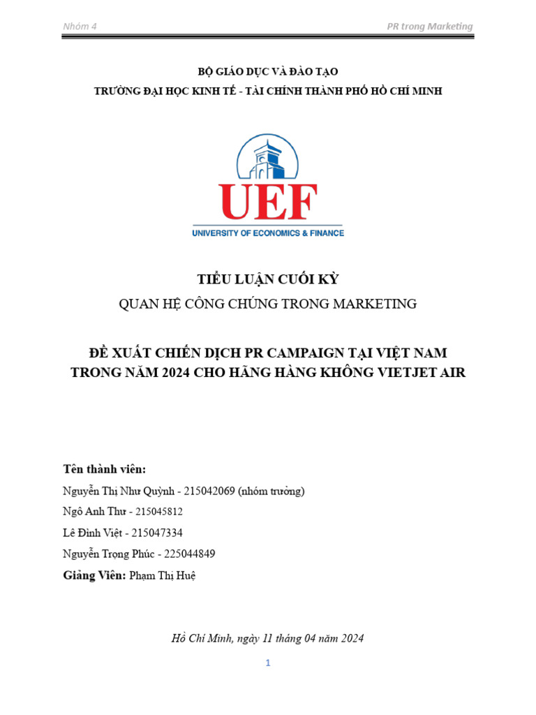 Báo Cáo Môn QHCC | PDF