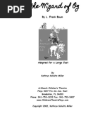 The Wizard of Oz Script | PDF | Scarecrow (Oz) | Dorothy Gale