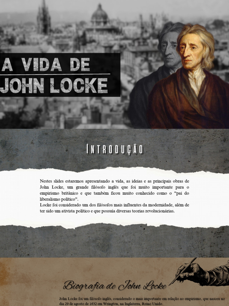 Vida e Obras de John Locke | PDF | John Locke | Inglaterra