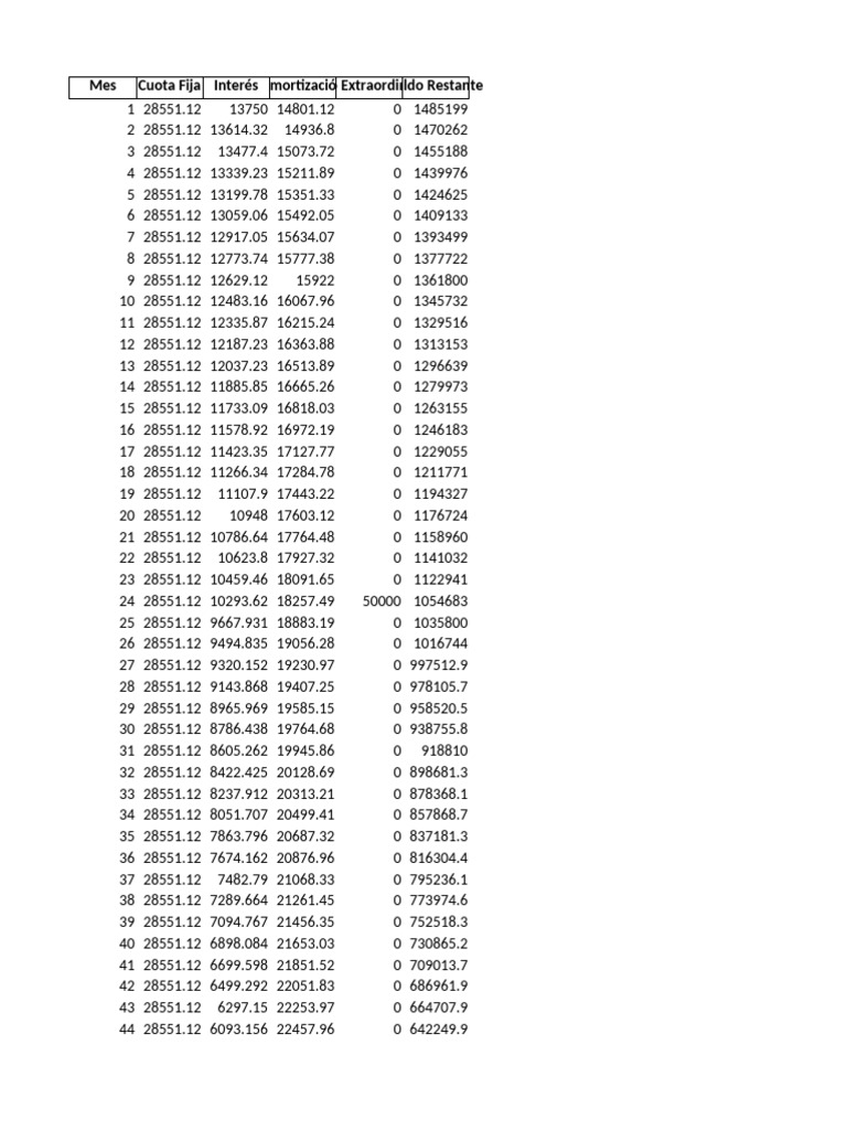 Amortization Schedule | PDF