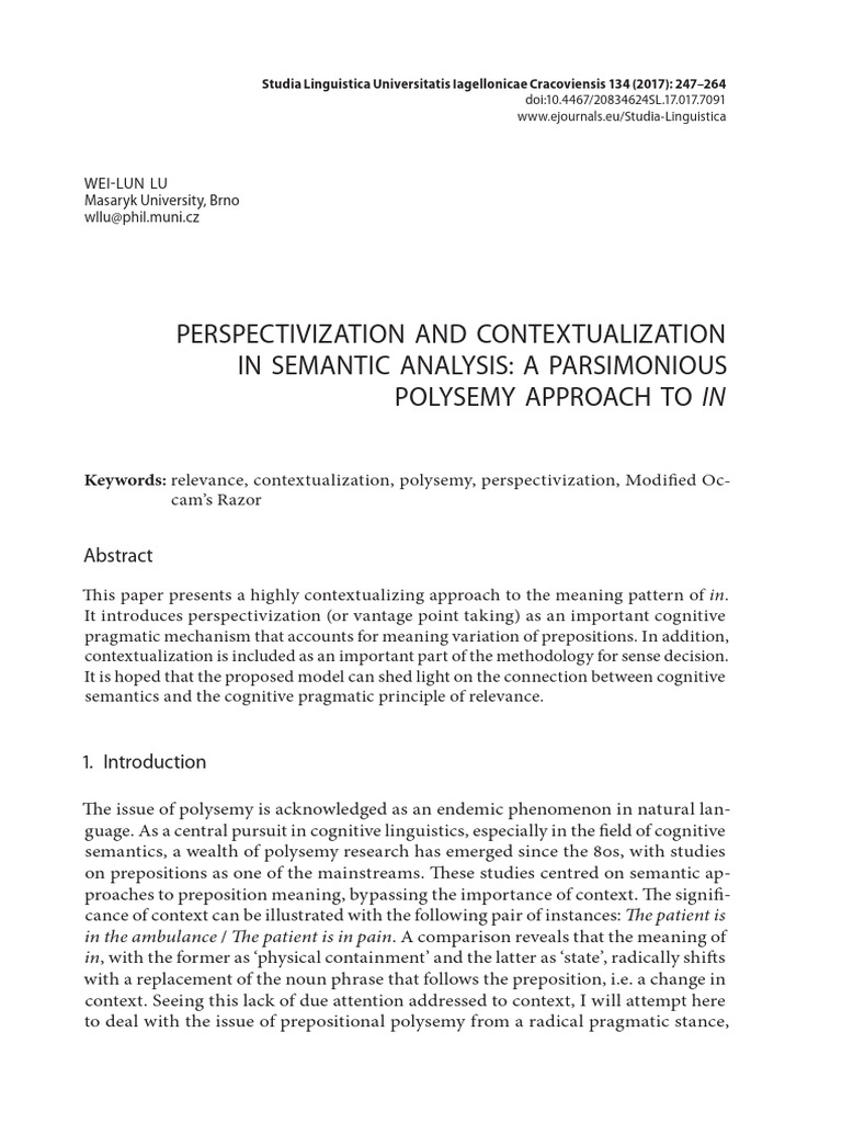 Sling_134_247-264 | PDF | Semantics | Linguistics