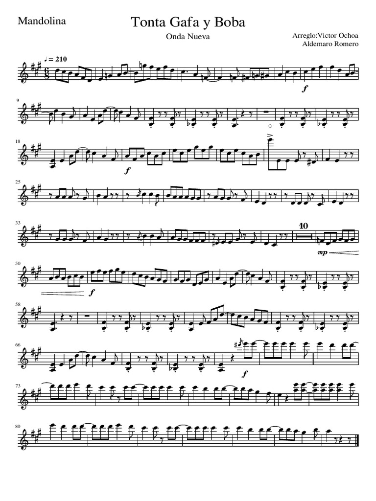 Tonta Gafa y Boba-Mandolina-2 | PDF