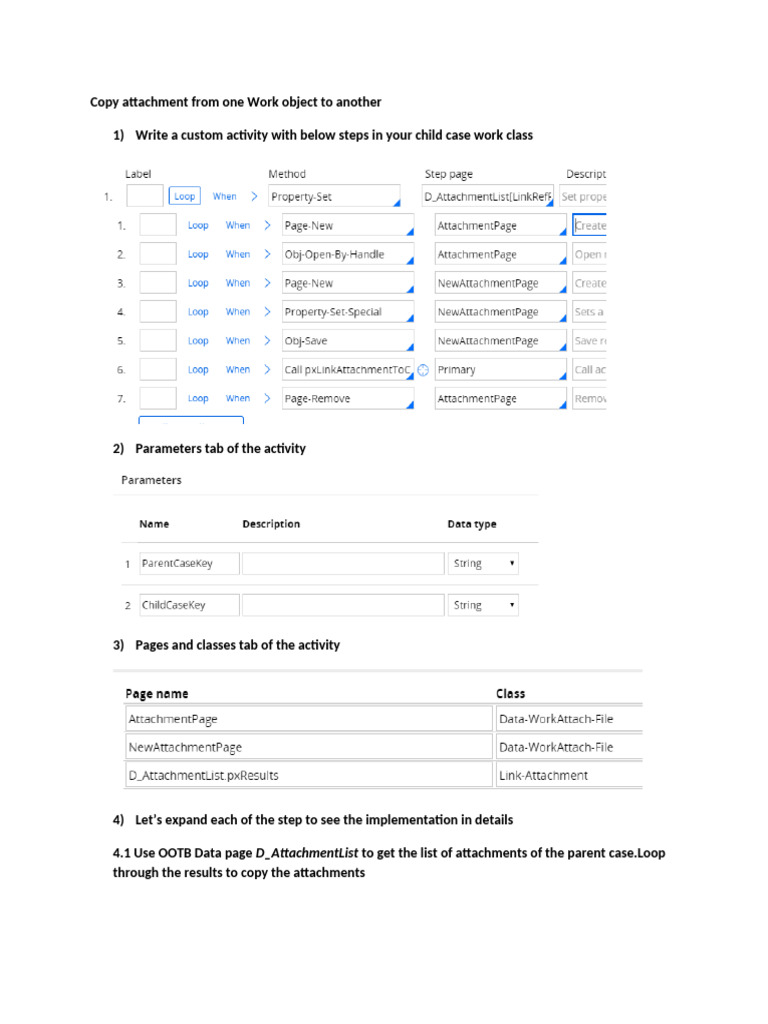 Copy attachment from one Work object to another | PDF