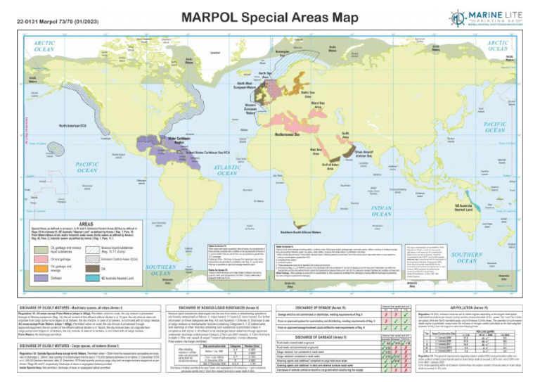 Marpol Special Areas | PDF